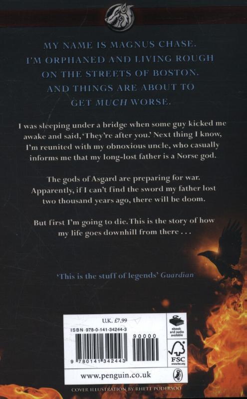 Magnus Chase 1 - the Sword of Summer, Rick Riordan | Boek ...