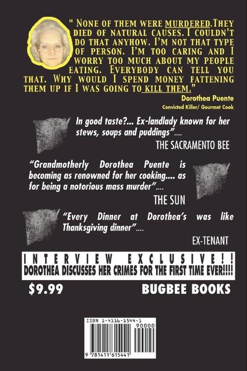 Cooking with a Serial Killer Recipes From Dorothea Puente, Shane Bugbee ...