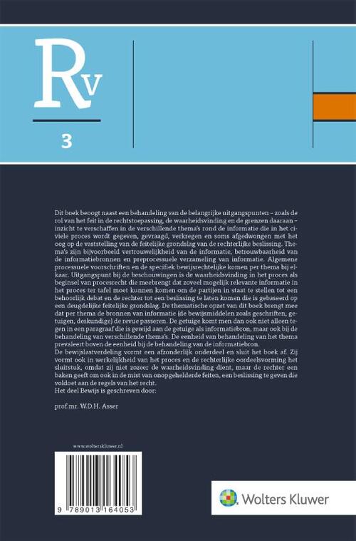 Bewijs, Wolters Kluwer Nederland B.V. | Boek | 9789013164053 | ReadShop