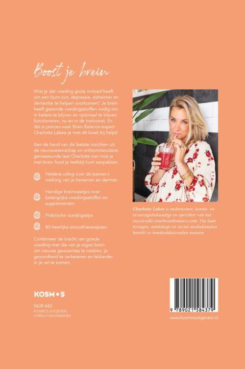 Brain Food Smoothies, Charlotte Labee | Boek | 9789021584379 | ReadShop