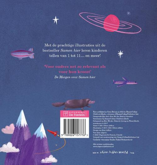 Samen hier - Tellen (kartonboek), Oliver Jeffers | Boek | 9789026157776 ...