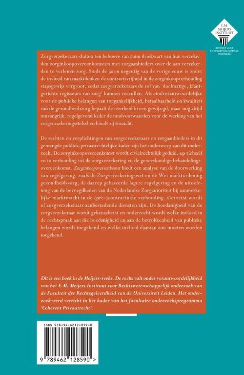 Zorginkoopovereenkomst, Hetty ten Oever | Boek | 9789462128590 | ReadShop