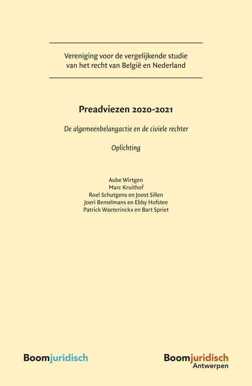 Preadviezen 2020-2021, Marc Kruithof, Aube Wirtgen, Roel Schutgens ...